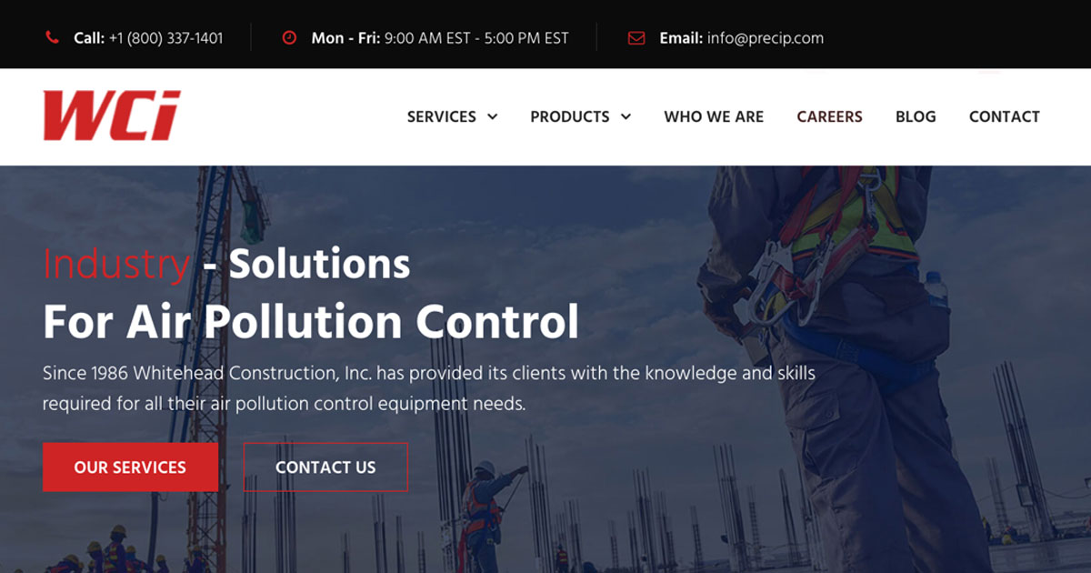 WCI - The Leader in Air Pollution Control Solutions